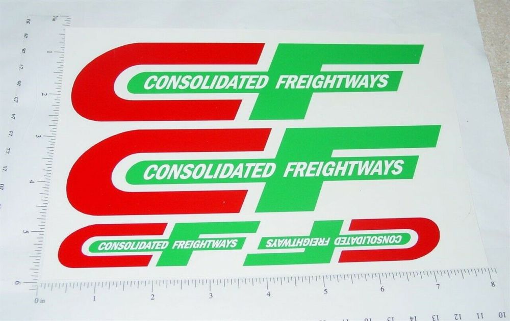 Custom Consolidated Freight Semi Truck Stickers - Toy Decals - Gasoline ...