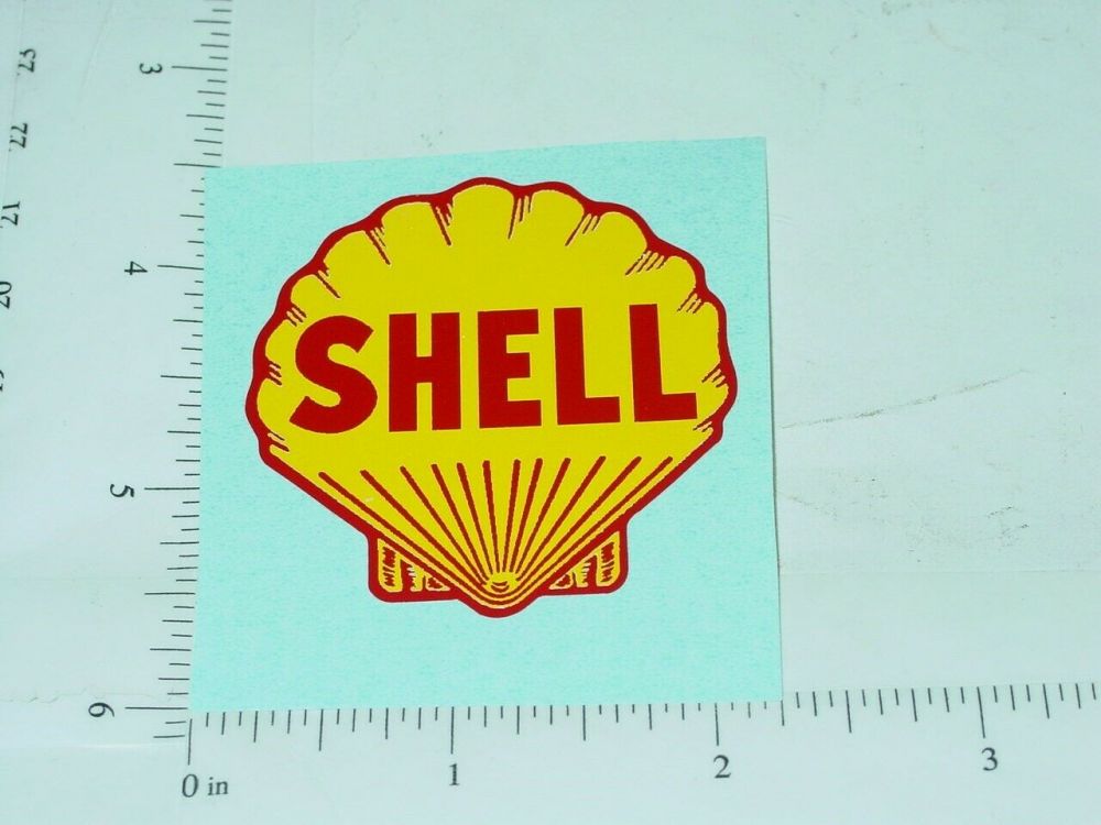 2" Shell Motor Oil Sticker - Toy Decals - Gasoline Alley Toys