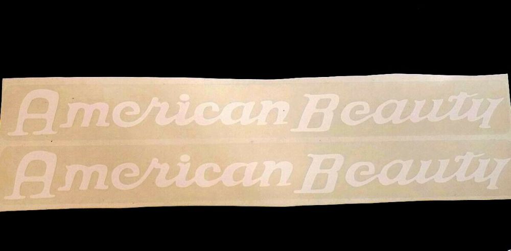 American Beauty Coaster Wagon Pull Toy Replacement Pair Stickers - Toy ...