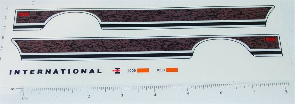 Ertl Diecast 1:16 Scale IHC Pickup Sticker Set - Toy Decals - Gasoline ...