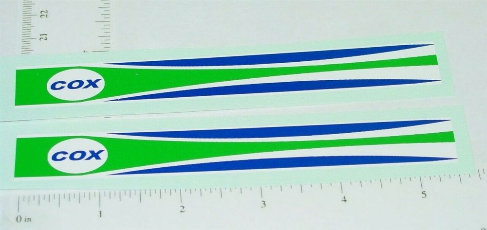 Pair Cox Thimble Drome Shrike Prop Rod Stickers Style 2 - Toy Decals ...