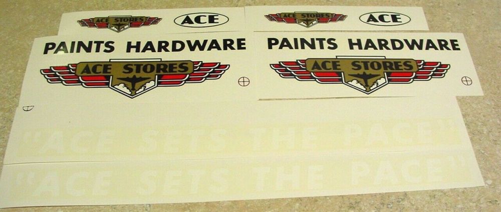 Tonka Ace Hardware Semi Truck Sticker Set - Toy Decals - Gasoline Alley ...