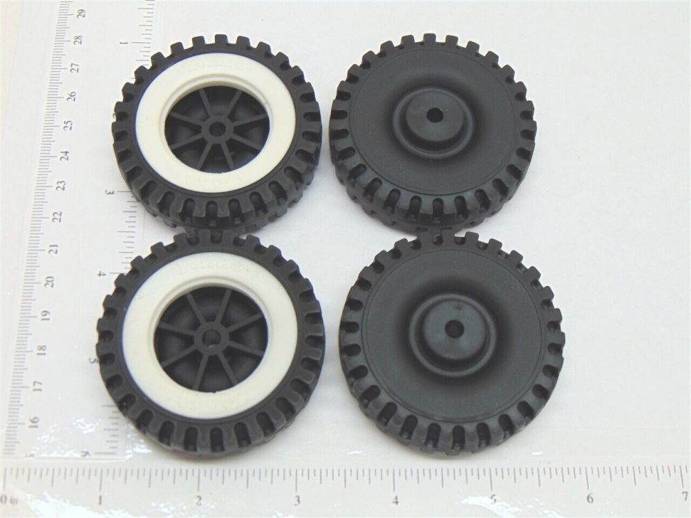 Set of 4 Tonka Plastic Wheels/Inserts Replacement Toy Parts - Toy Parts ...