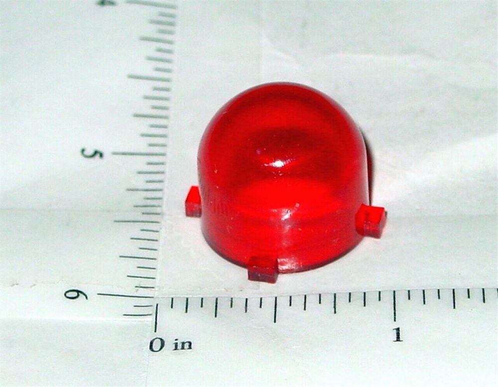 Structo Red Plastic 4 Tab Roof Flasher Toy Part - Toy Parts - Gasoline ...
