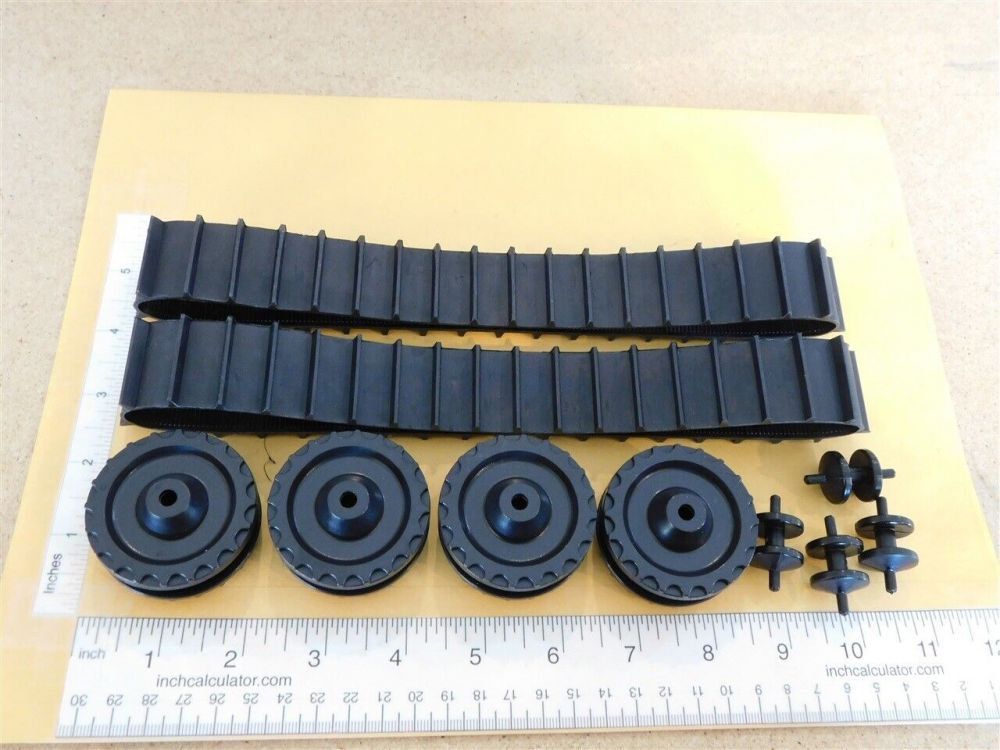 Tonka Giant Dozer Plastic Wheel/Rubber Tracks Replacement Toy Part Kit ...