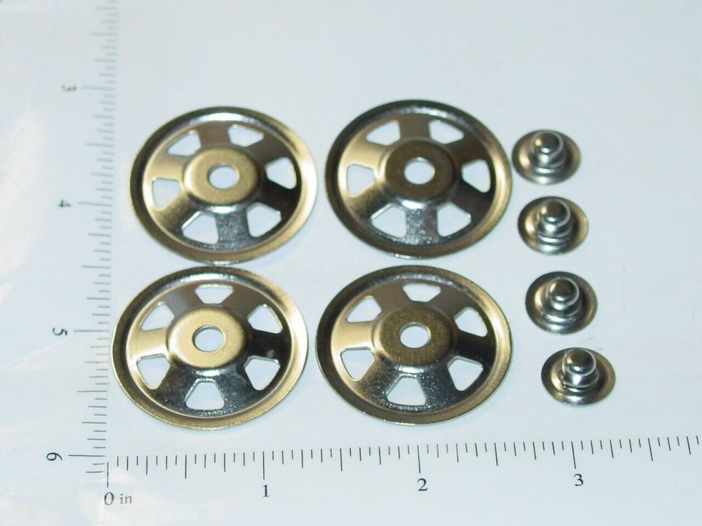 Set of 4 Buckeye Toy Trucks Replacement Hubcaps Toy Part - Toy Parts ...