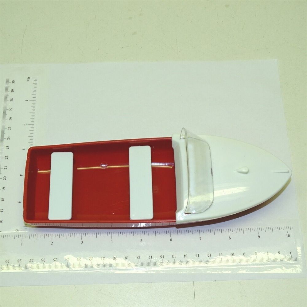 Tonka Red w/Deck Plastic Rowboat Accessory Replacement Toy Part - Toy ...