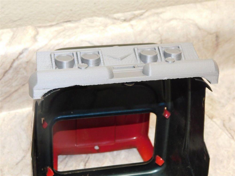 Structo 3D Printed Plastic Grill/Headlights Replacement Toy Truck Part ...